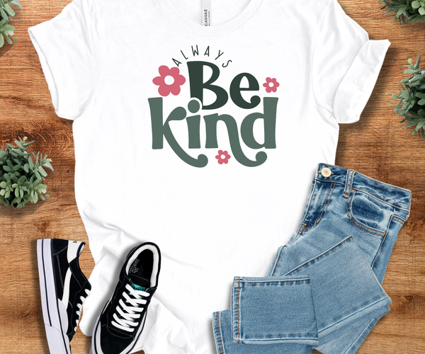 Always Be Kind T‑Shirt | Soft Bella+Canvas Tee – Signature Vibes Co